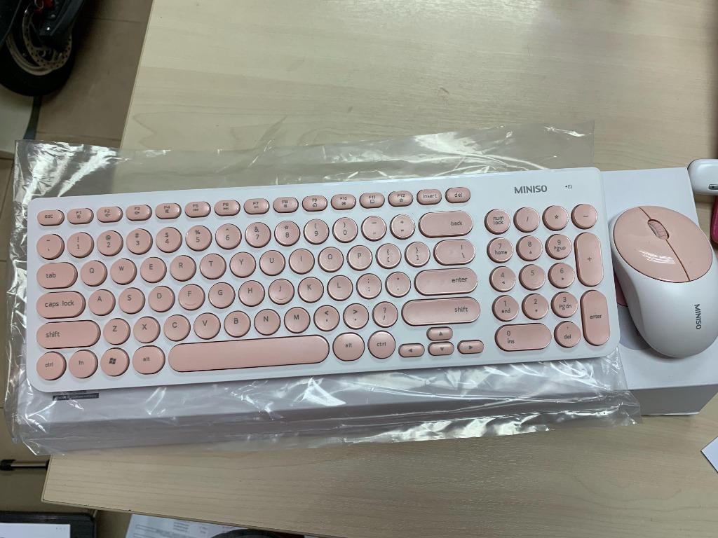 Miniso Wireless Keyboard and Mouse, Computers & Tech, Parts & Accessories, Computer Keyboard on ...