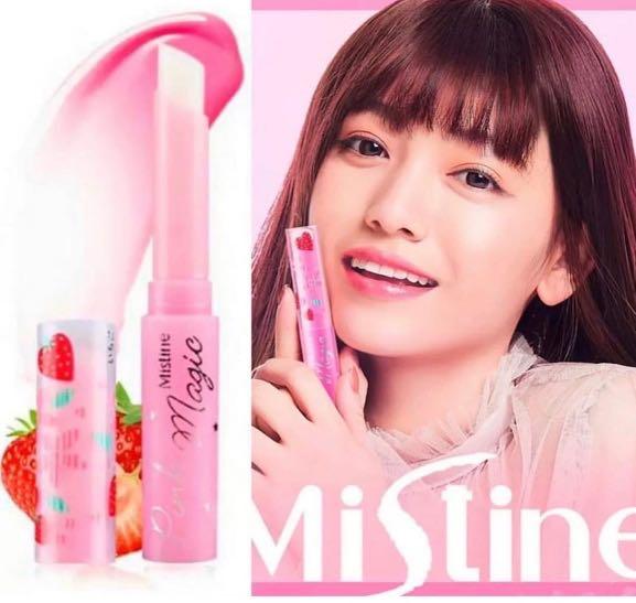 現貨：Mistine Pink Magic Lip Plus Vitamin E 士多啤梨變色潤唇膏, 美容＆化妝品, 健康及美容 - 皮膚 ...