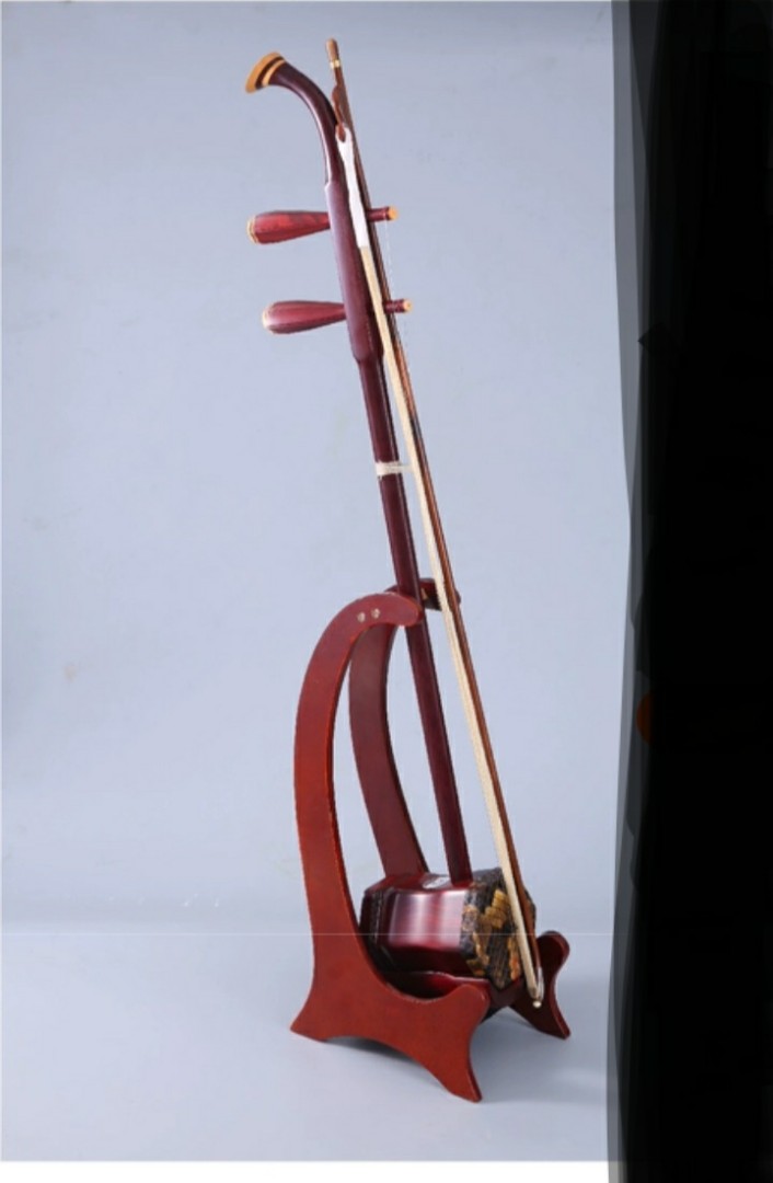 Brand new wooden erhu stand ( very steady, Hobbies & Toys, Music ...