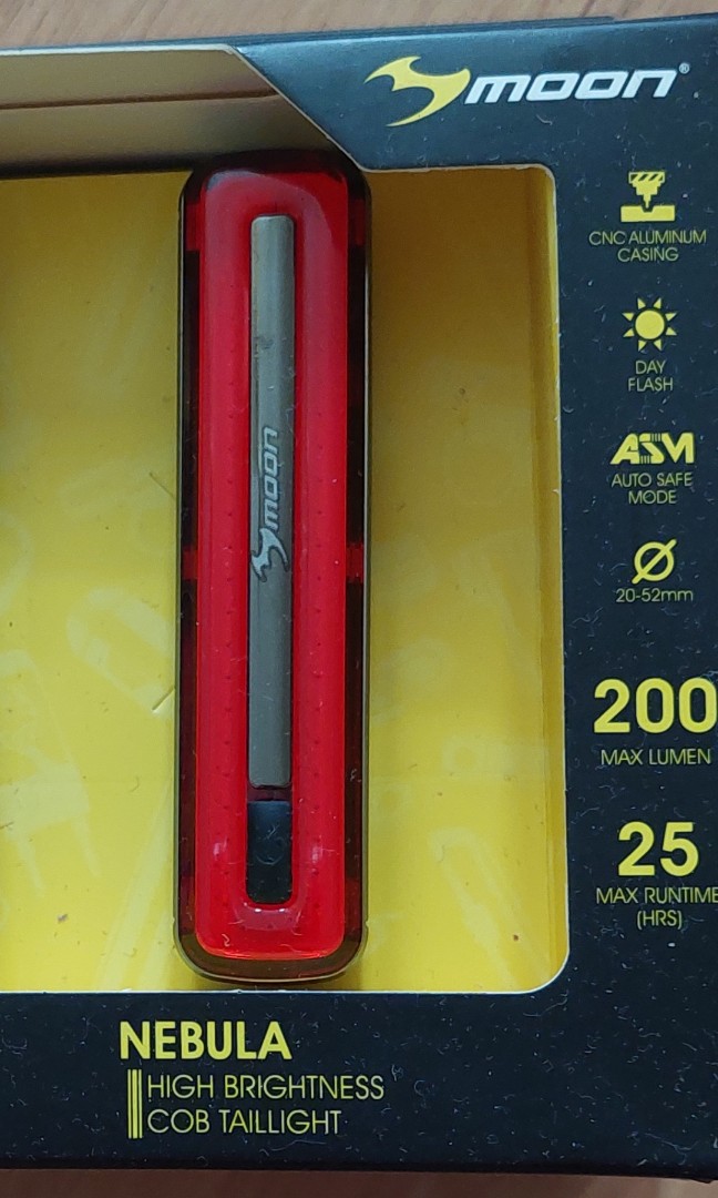 Moon Nebula rear light, Sports Equipment, Bicycles & Parts, Parts ...