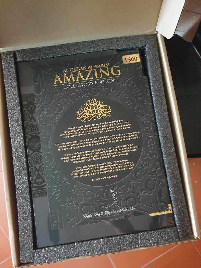 Mushaf Al Quran edisi khas Dato Rizalman, Looking For on Carousell
