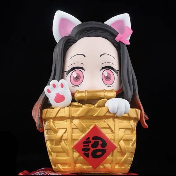 Nezuko in basket 11cm, Hobbies & Toys, Toys & Games on Carousell
