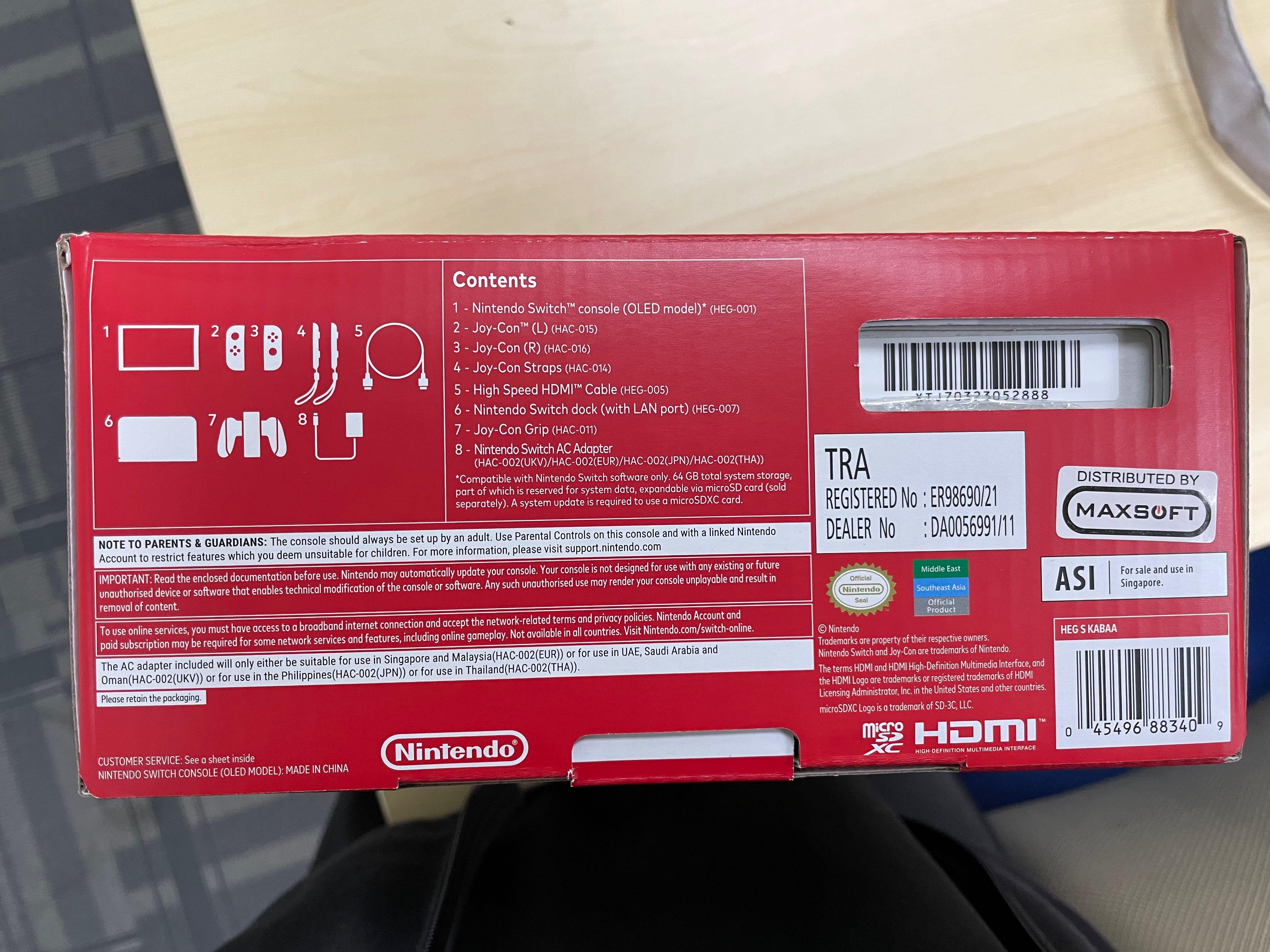 Nintendo Switch OLED Model, Video Gaming, Video Game Consoles, Nintendo ...