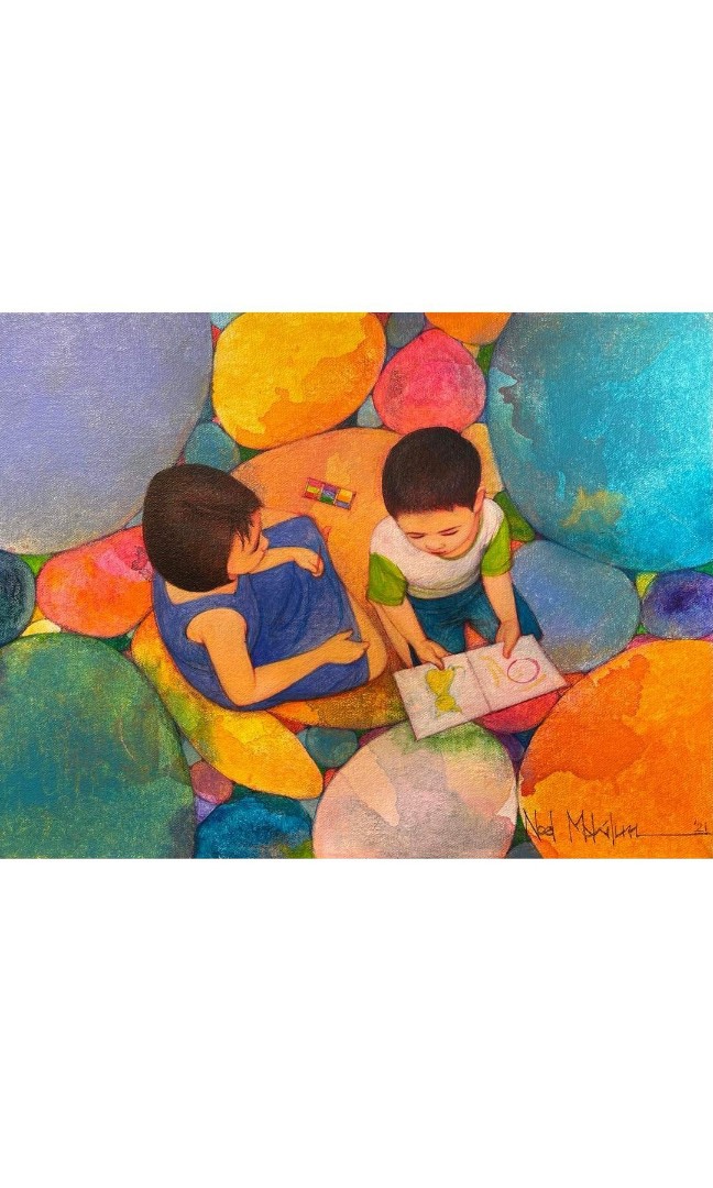 Noel Mahilum 12X16, Hobbies & Toys, Stationary & Craft, Handmade Craft ...