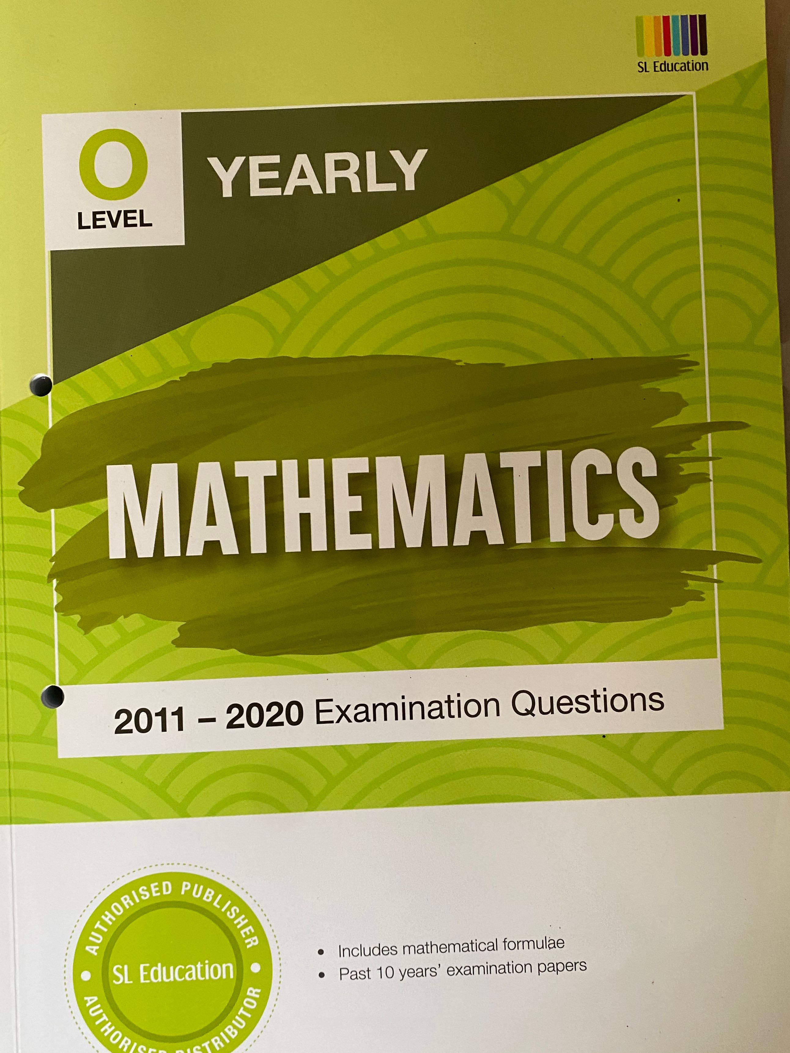 O level E Math TYS (2011-2020) (yearly), Hobbies & Toys, Books ...