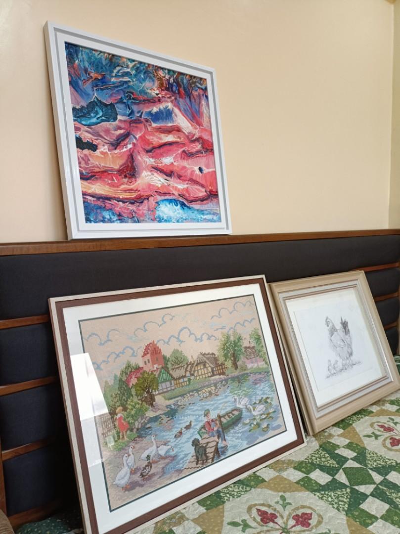 Original Acrylic Painting by Jean Raynell Bello with Frame and ...