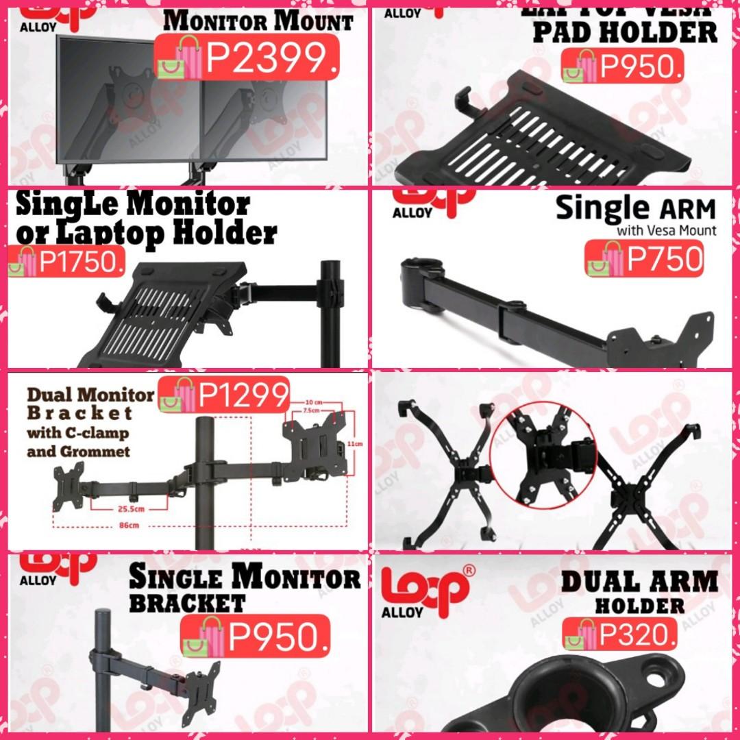 Original LOOP ALLOY ARM MONITOR MOUNT/ BRACKET, Computers & Tech, Parts ...