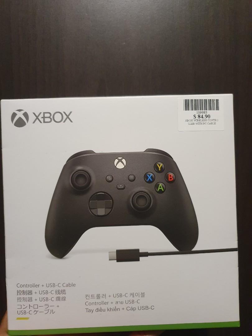 Original Xbox Wireless Controller with USB-C cable - Carbon Black ...