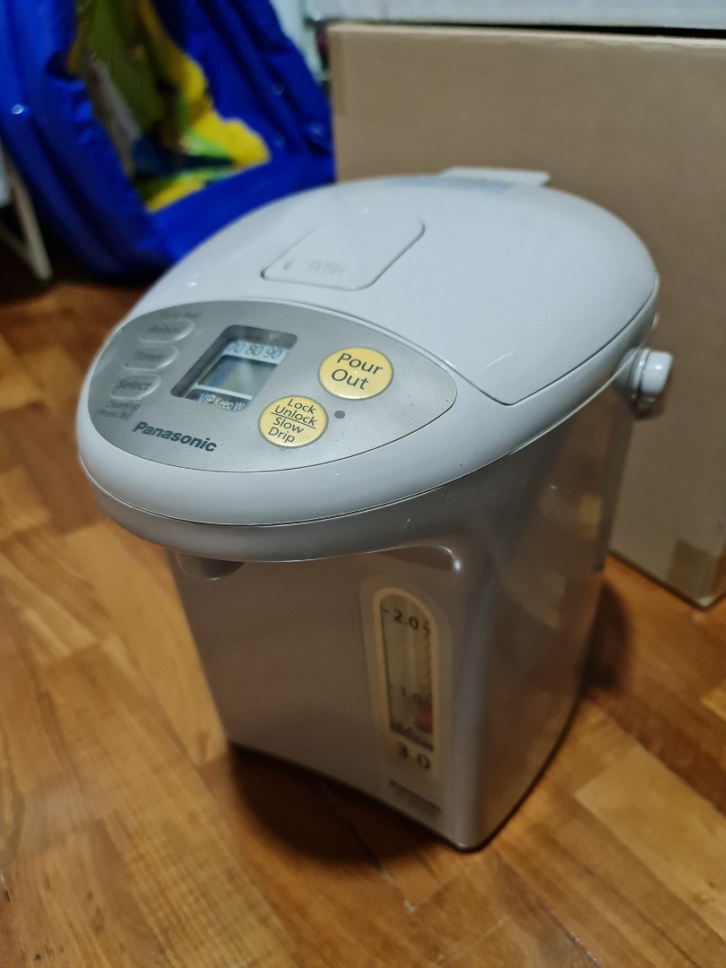 Panasonic Electric Thermo Pot 3 Litre Beige, TV & Home Appliances ...