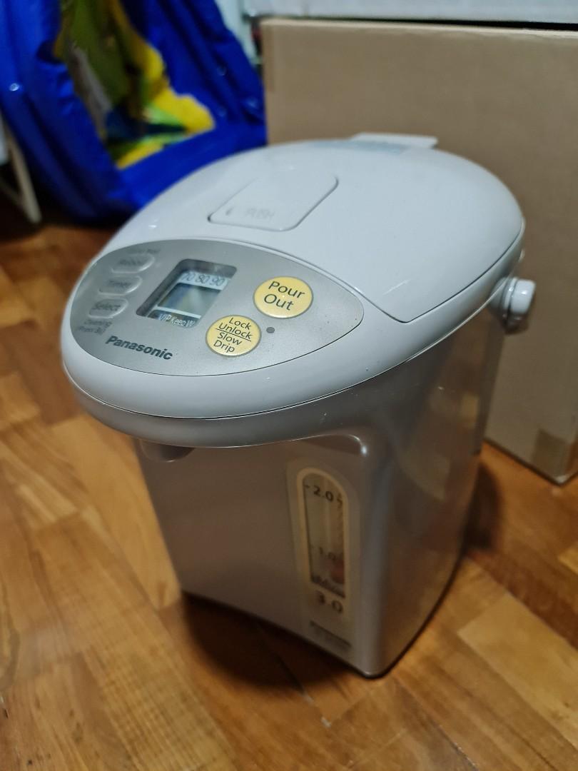 Panasonic Electric Thermo Pot 3 Litre Beige, TV & Home Appliances ...