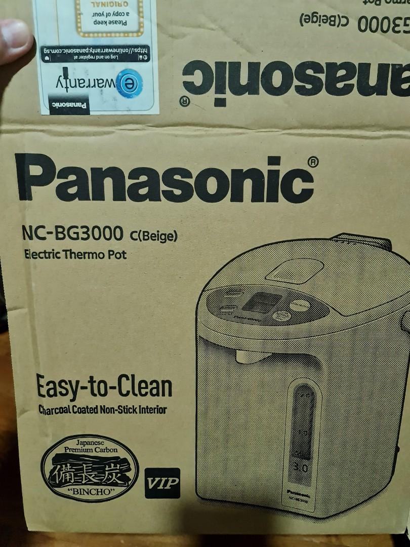 Panasonic Electric Thermo Pot 3 Litre Beige, TV & Home Appliances ...