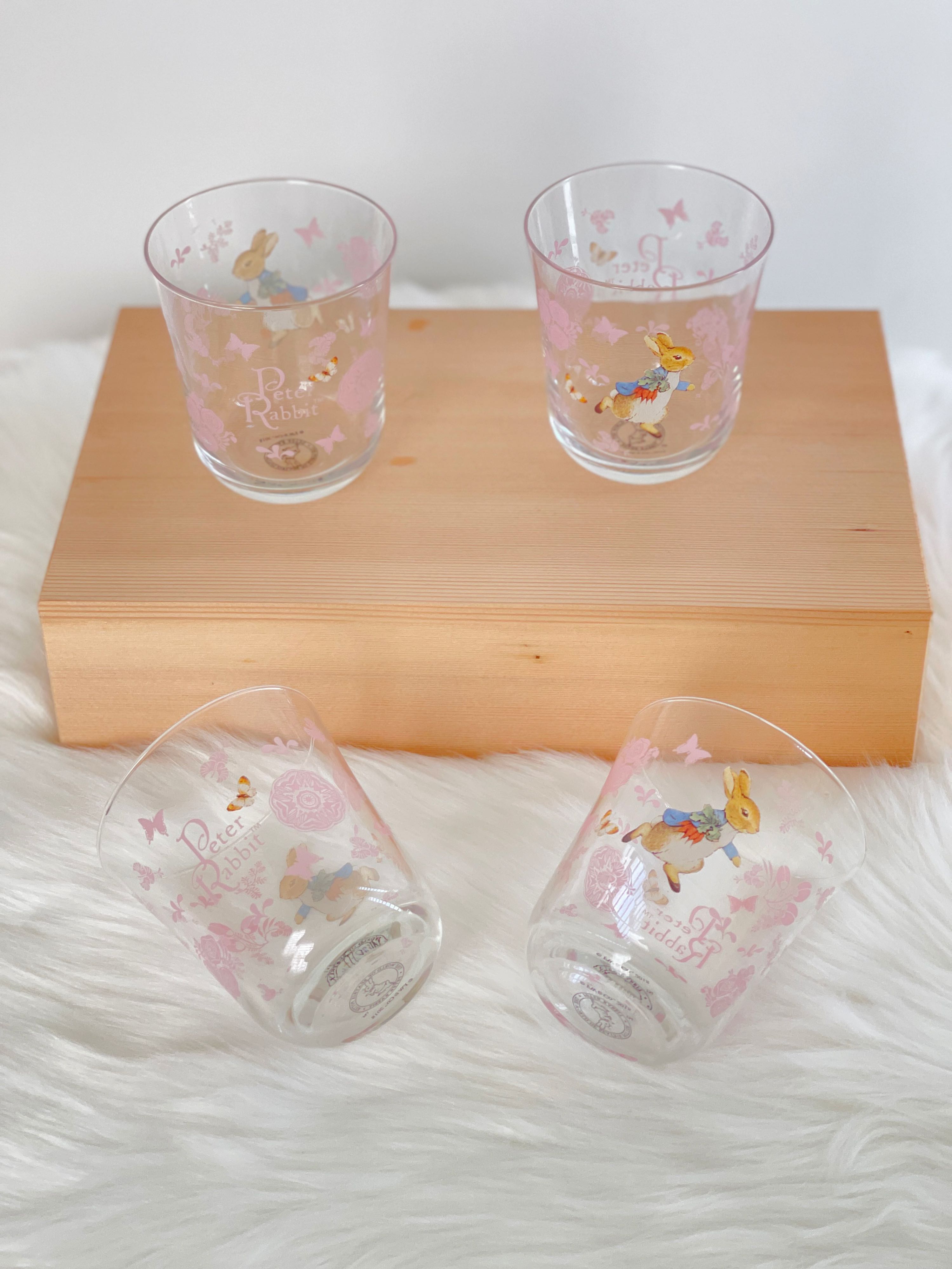 Peter Rabbit collection drinking glass, Furniture & Home Living, Home ...