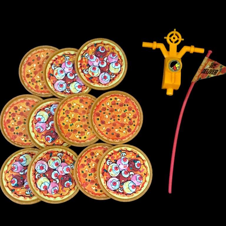 PIZZA THROWER TEENAGE MUTANT NINJA TURTLES 1989 Playmates, Hobbies ...