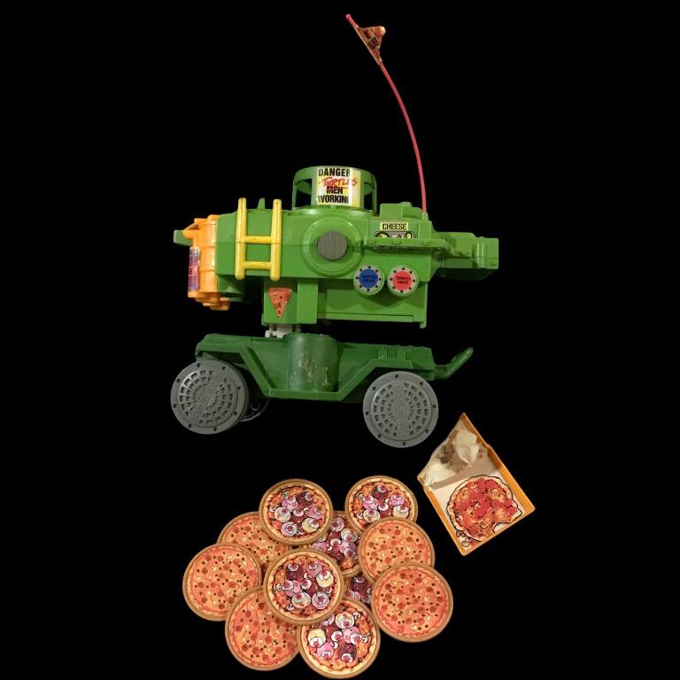 PIZZA THROWER TEENAGE MUTANT NINJA TURTLES 1989 Playmates, Hobbies ...