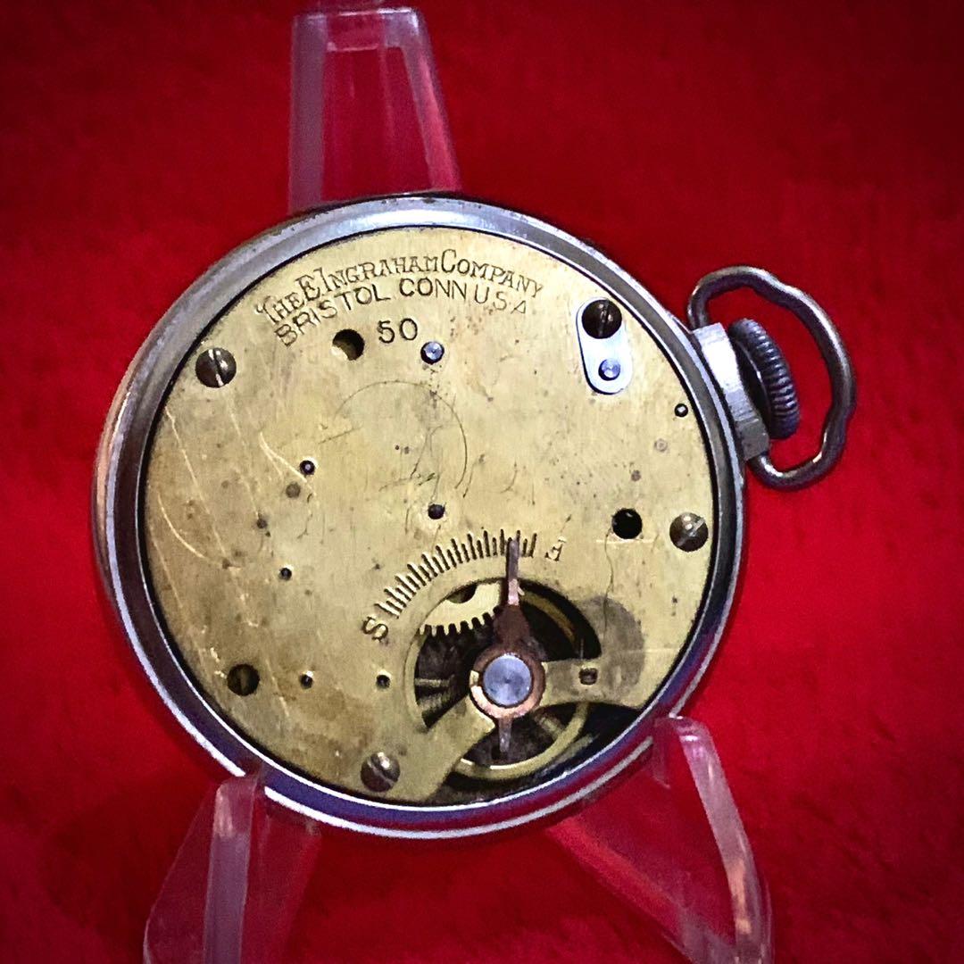 Pocket Watch / Ingraham Biltmore 1950 / Vintage / Made in USA / Dollar ...
