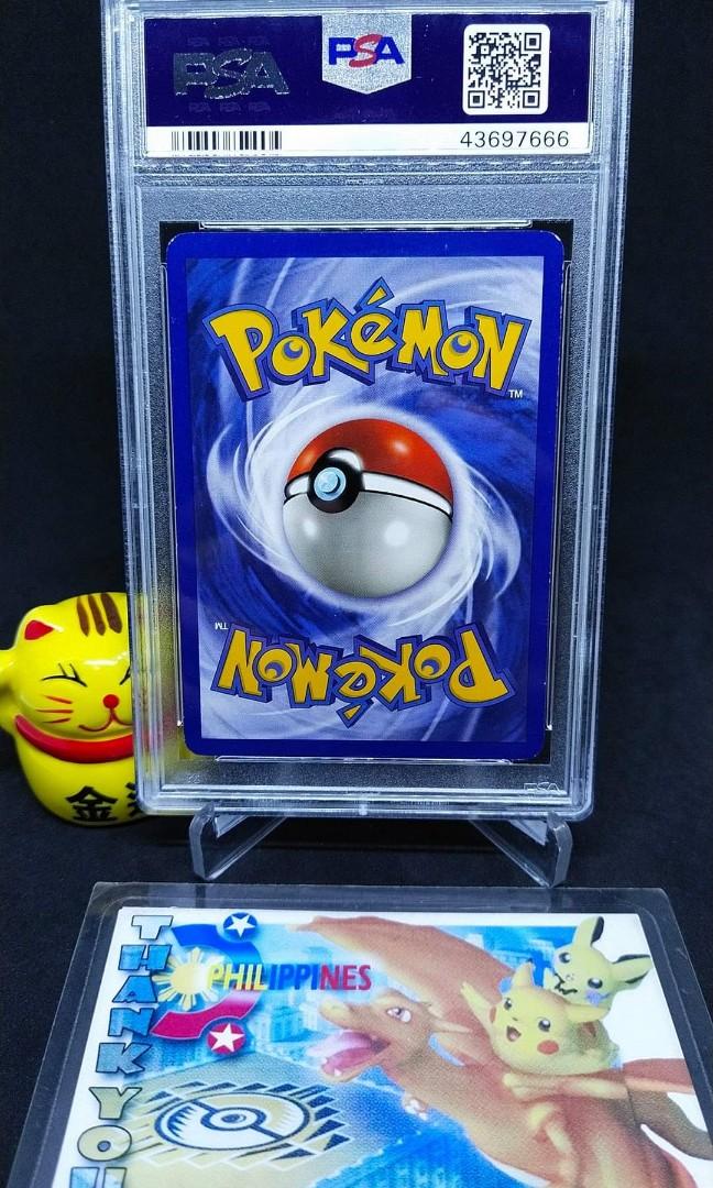 Pokemon GRADED Card - PSA 8: SCYTHER #10 - HOLO (JUNGLE - "NO SYMBOL ...