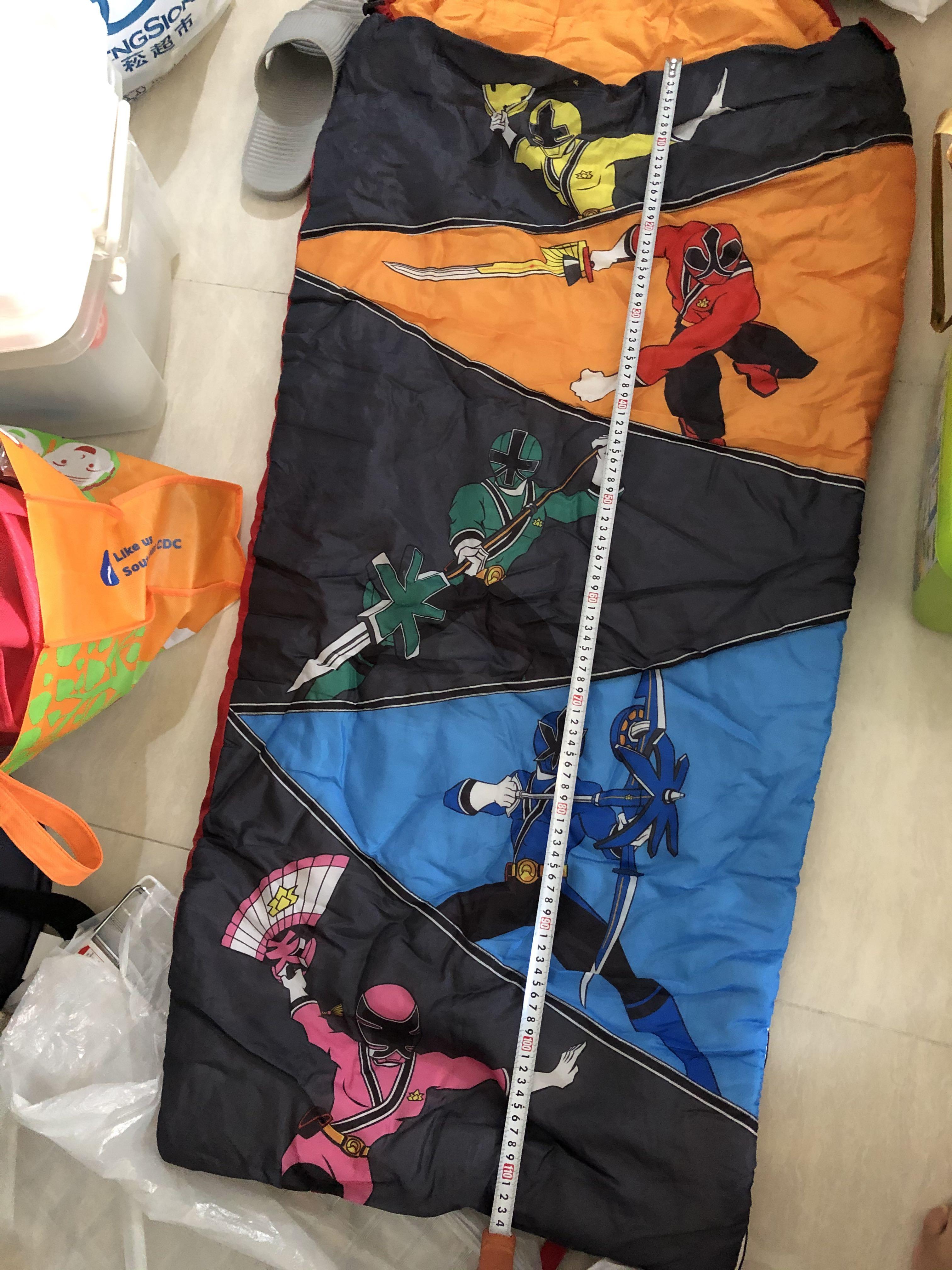 Power ranger kids sleep bag (2), Sports Equipment, Hiking & Camping on ...