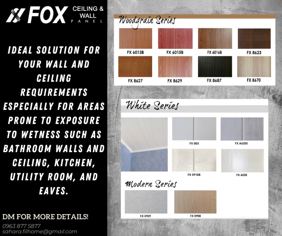 PVC PANELS / CEILING PANELS / WALL PANELS (FOX), Commercial ...