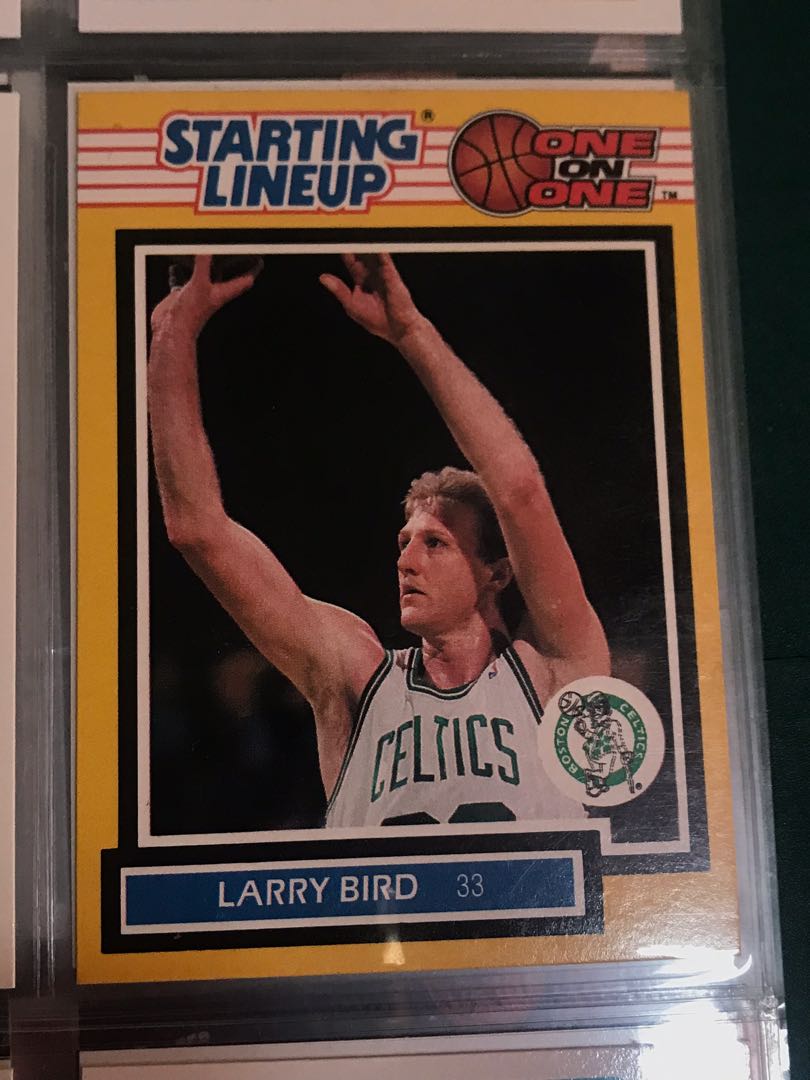 Rare 1989 Larry Bird Starting Lineup-One on One Card, Hobbies & Toys ...