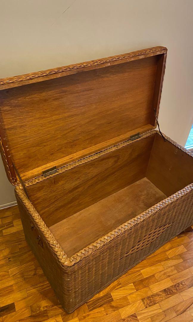 Rattan Baul Chest, Furniture & Home Living, Furniture, Other Home ...