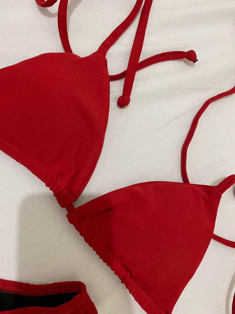 Red SewLocal Bikini, Women's Fashion, Swimwear, Bikinis & Swimsuits on ...