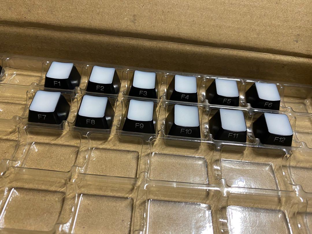 Reverse Pudding Keycaps (Black), Computers & Tech, Parts & Accessories ...