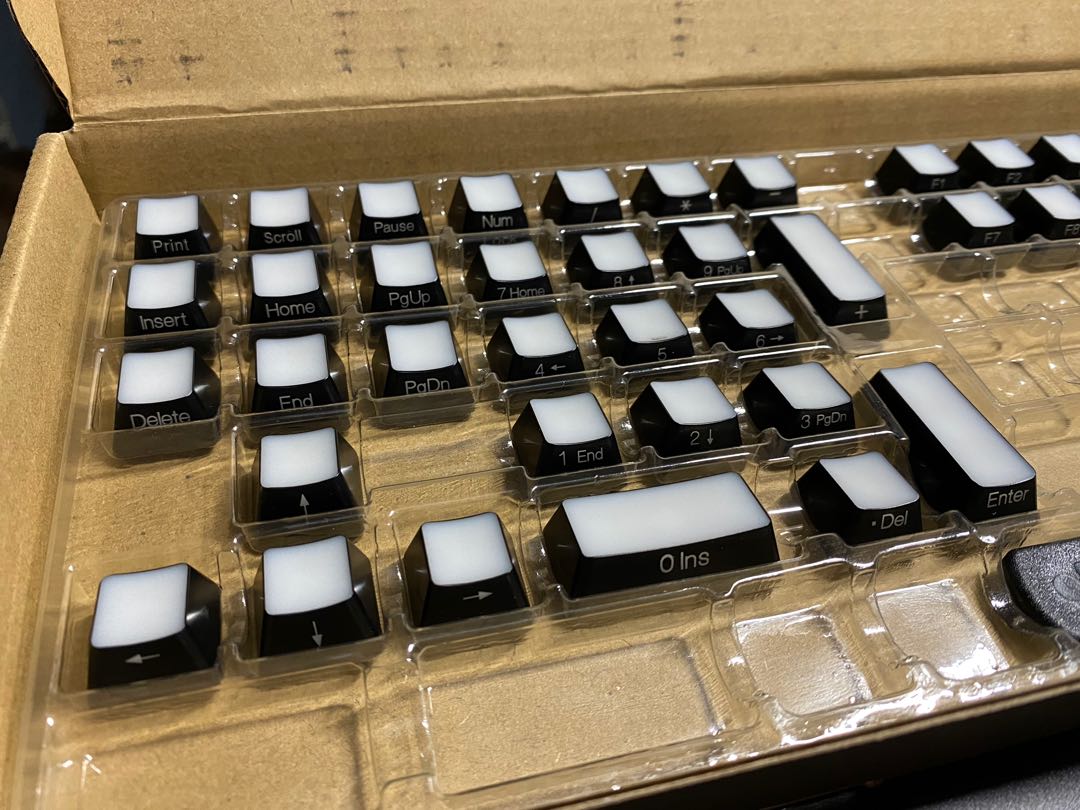 Reverse Pudding Keycaps (Black), Computers & Tech, Parts & Accessories ...