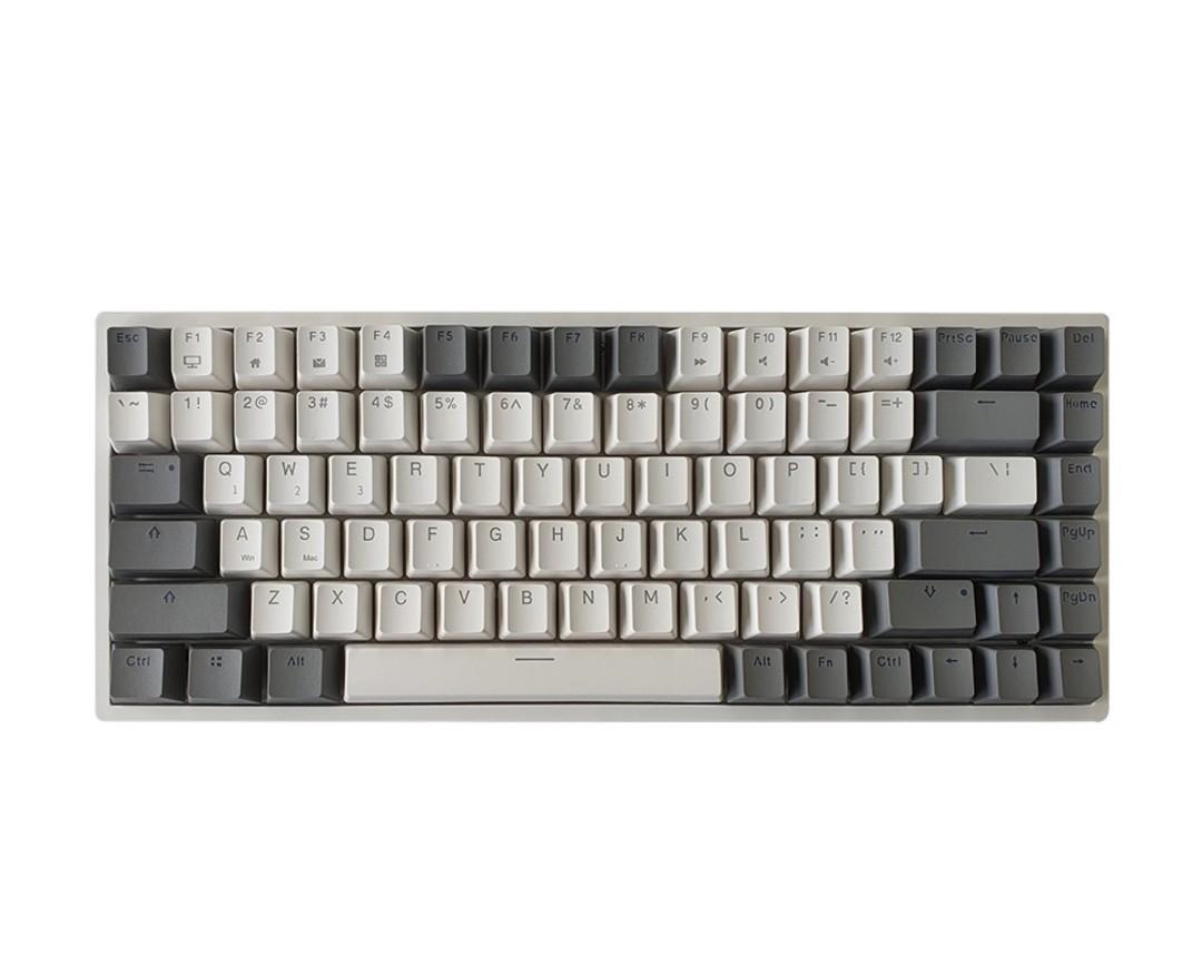 RK 84 Keys PBT Double Shot Keycaps - Grey White, Computers & Tech ...