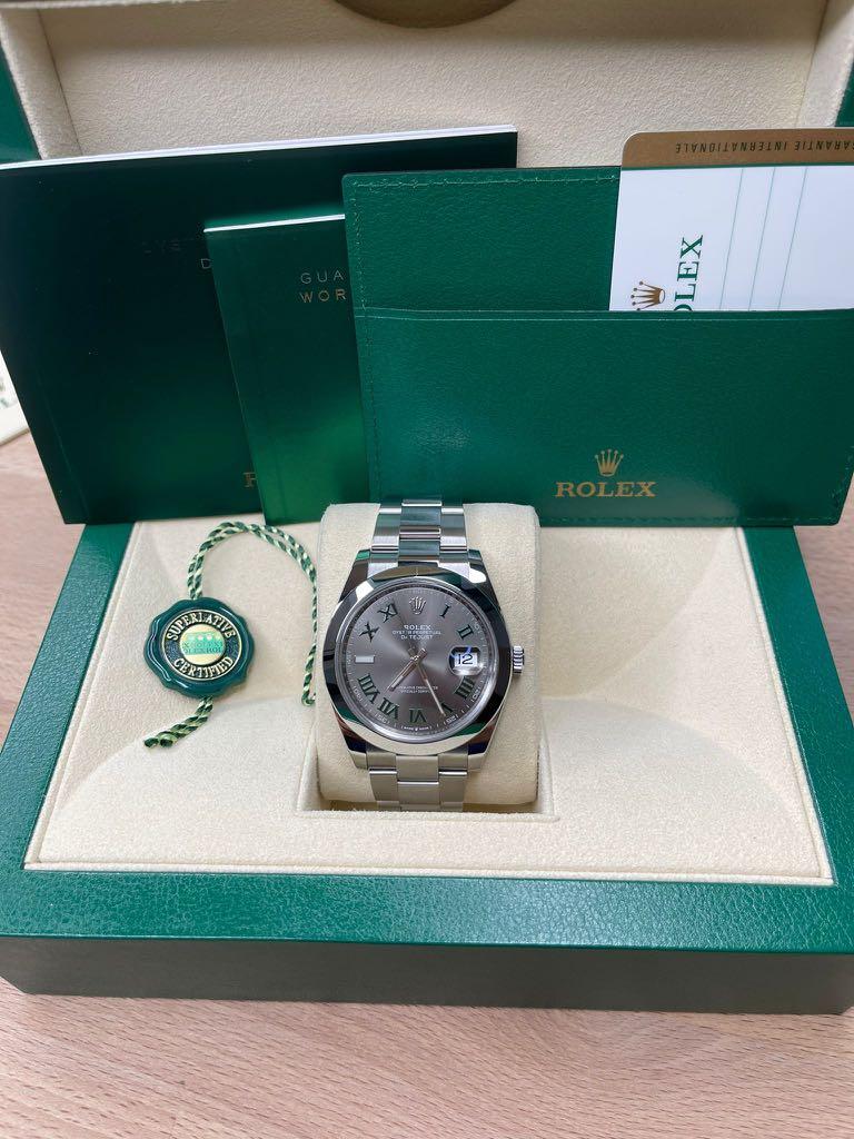 Rolex Datejust 41 Wimbledon, Luxury, Watches on Carousell