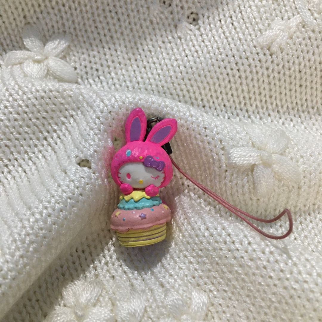 Sanrio Hello Kitty Pink Bunny Keychain, Hobbies & Toys, Toys & Games on ...