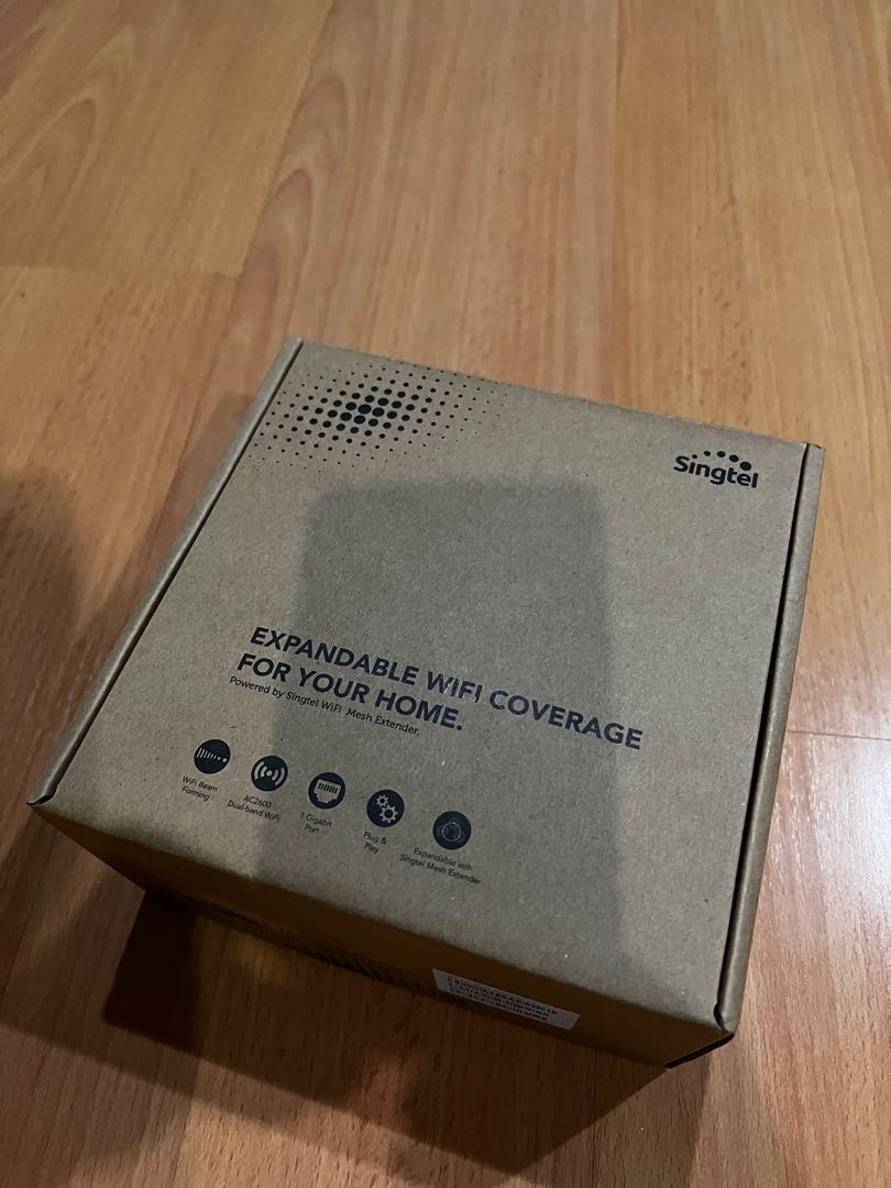Singtel Mesh Extender, Computers & Tech, Office & Business Technology ...