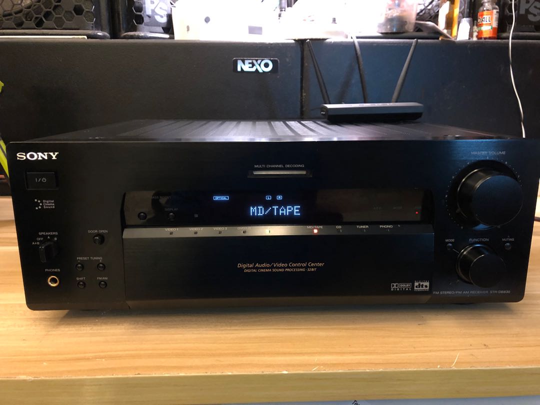 Sony STR-DB830 Home Theater Stereo AM FM A/V Receiver Phono 5.1 Ch 500w ...