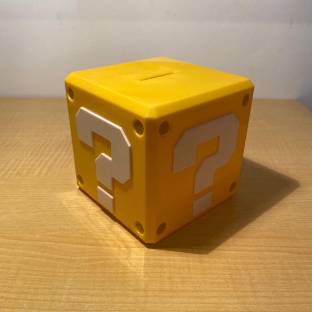 Super Mario Question Coin Box and Mushroom Coin Bank, Hobbies & Toys ...