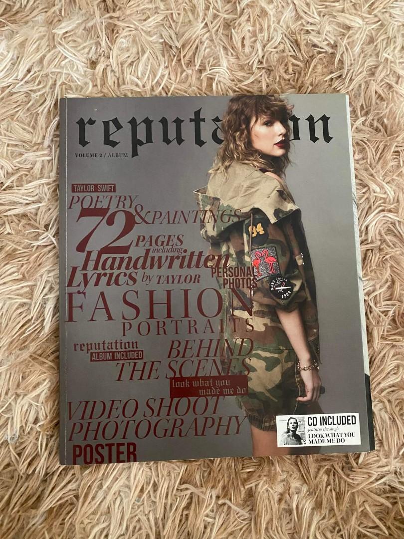 Taylor Swift reputation magazine (no cd), Hobbies & Toys, Memorabilia ...