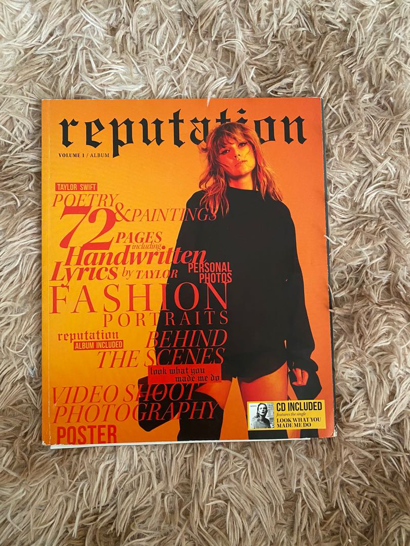 Taylor Swift reputation magazine, Hobbies & Toys, Memorabilia ...