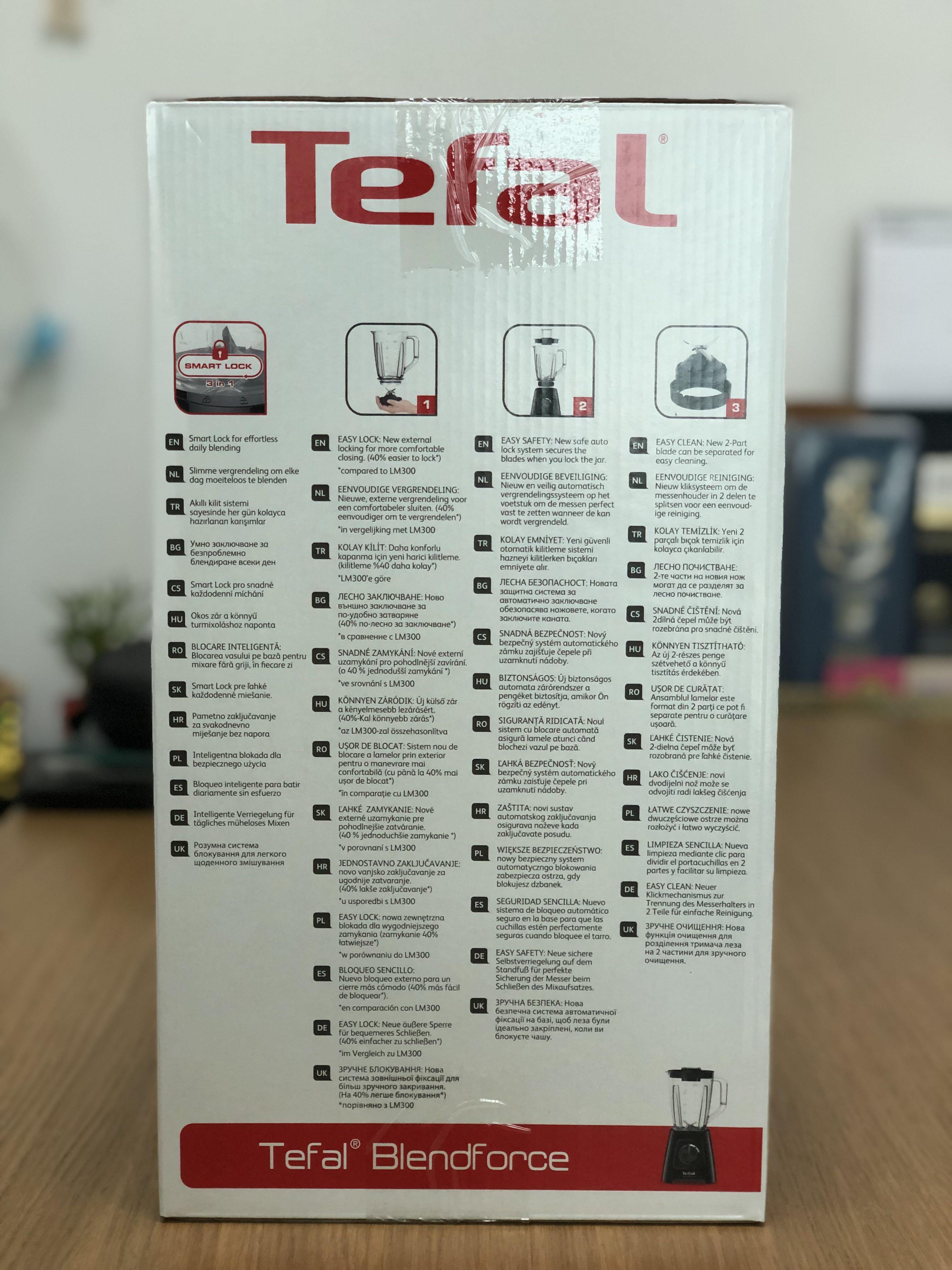 Tefal Blender Blendforce BL420840, TV & Home Appliances, Kitchen Appliances, Juicers, Blenders ...