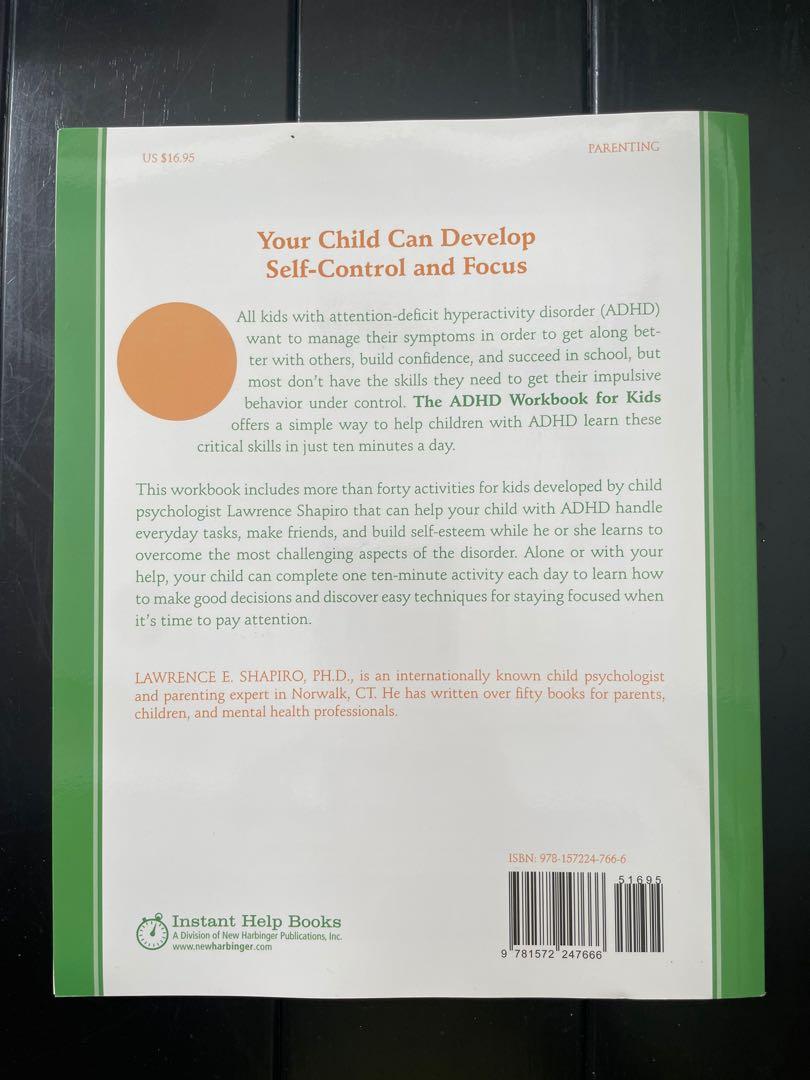 The ADHD Workbook for Kids : Helping Children Gain Self-Confidence ...