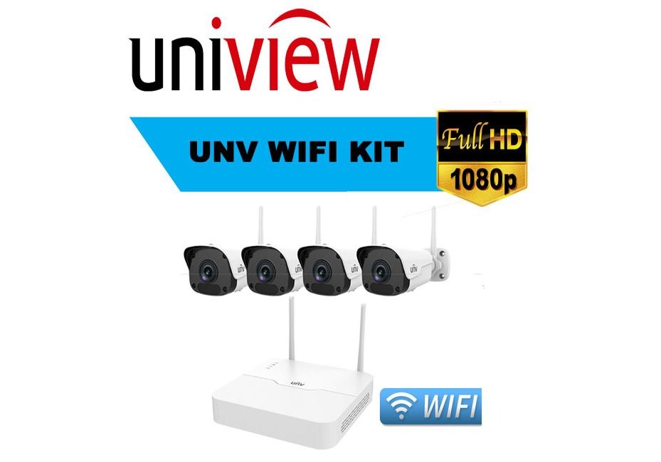 UNV 4CH WIFI KIT, Furniture & Home Living, Security & Locks, Security ...