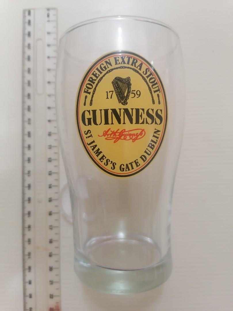 Vintage Guinness beer glass, Furniture & Home Living, Home Decor, Vases ...