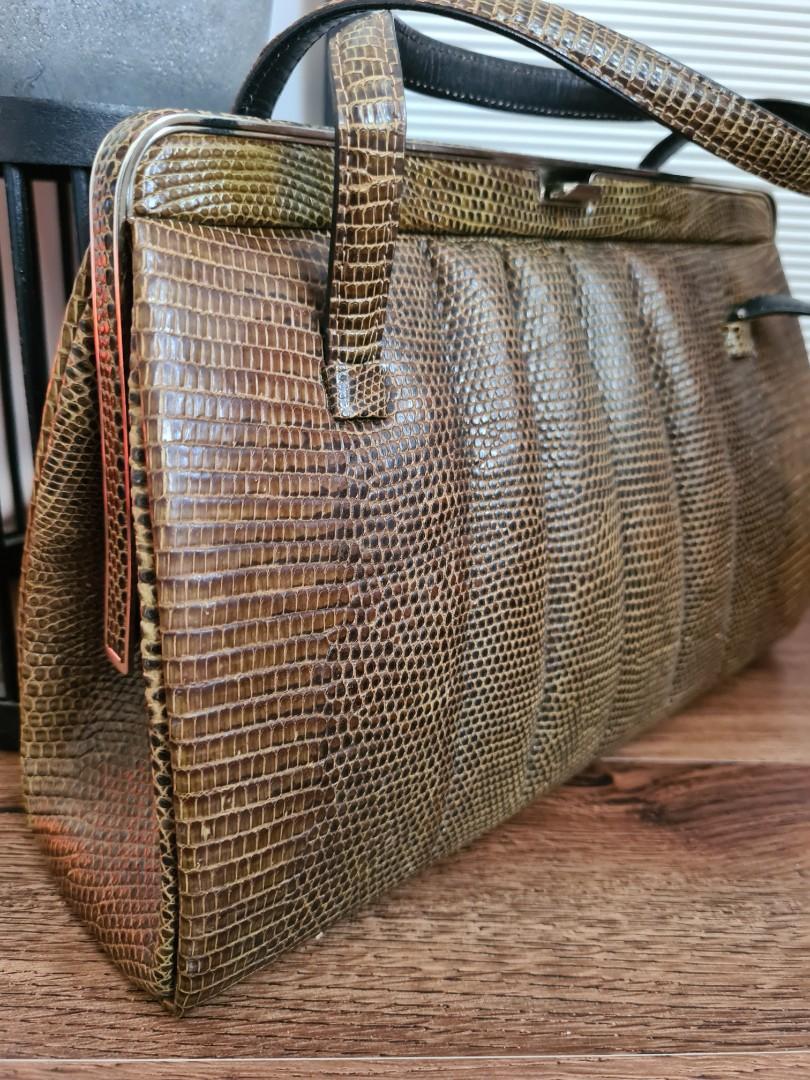 Vintage lizard skin bag, Women's Fashion, Bags & Wallets, Purses ...