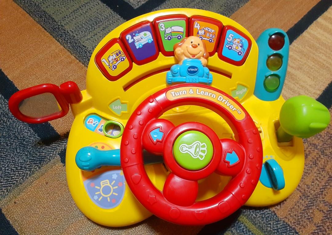 Vtech Turn & Learn Driver, Babies & Kids, Infant Playtime on Carousell