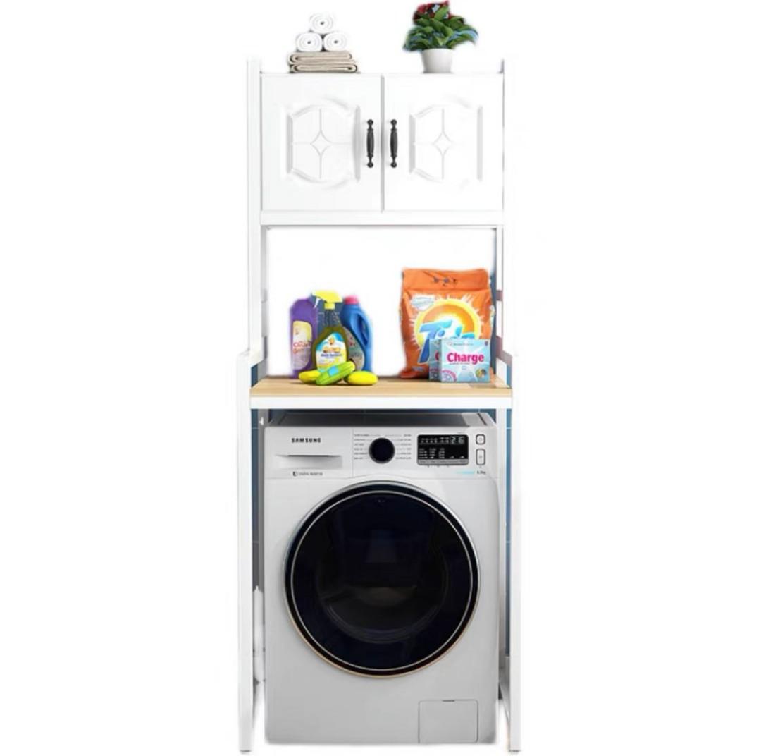 Washing machine rack shelf storage - laundry kitchen service yard put ...