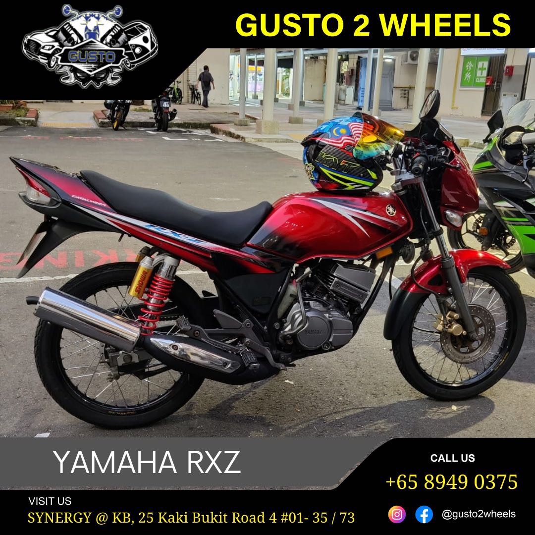 YAMAHA RXZ, Motorcycles, Motorcycles for Sale, Class 2B on Carousell