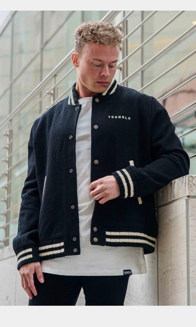 YoungLA Letterman Jacket, Men's Fashion, Coats, Jackets and Outerwear ...