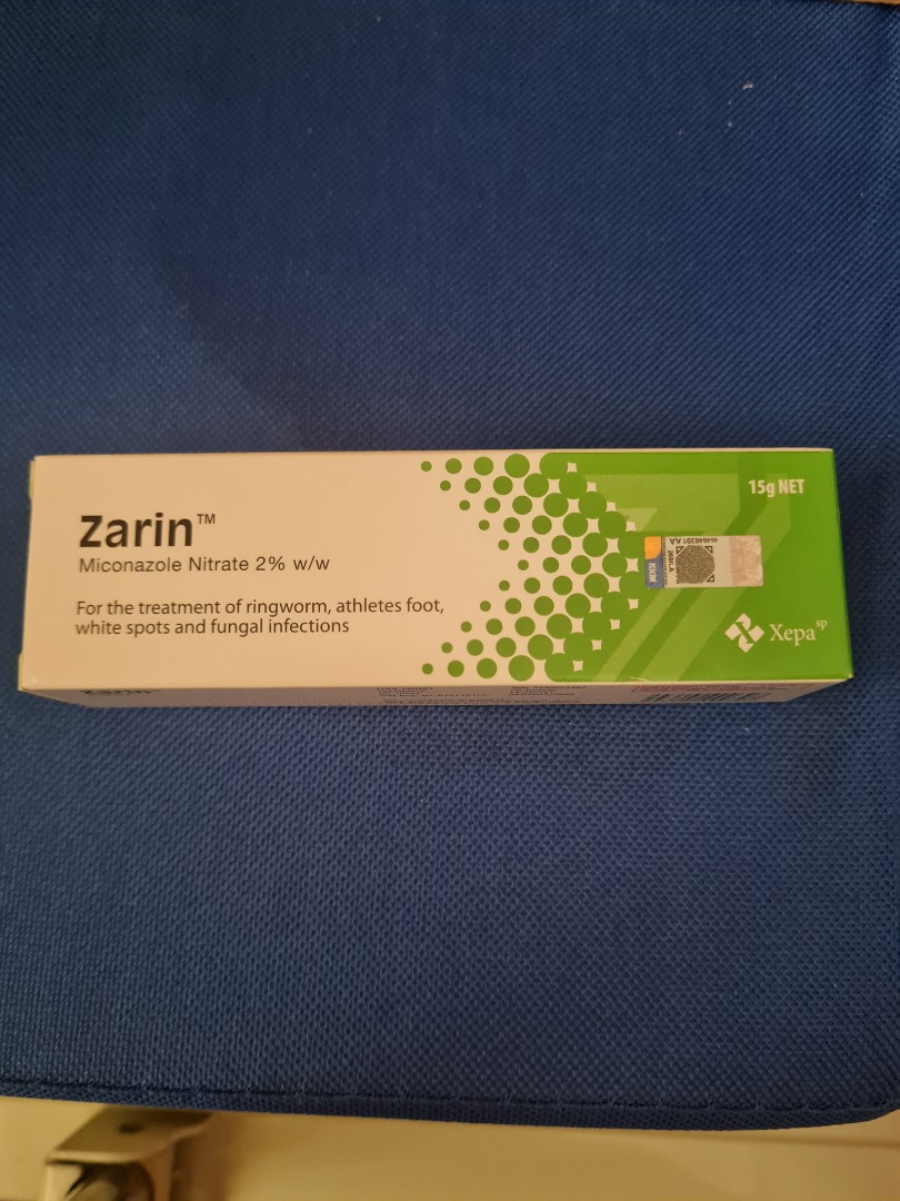Zarin cream, Health & Nutrition, Medical Supplies & Tools on Carousell