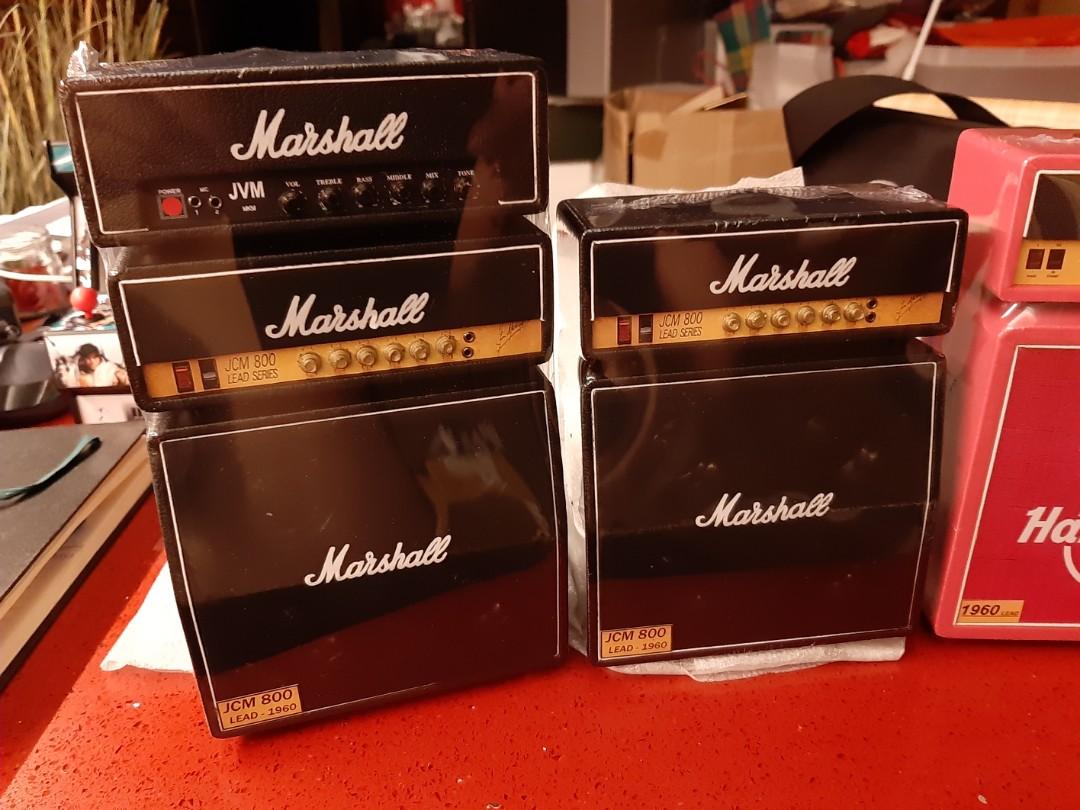 1/6 Scale Marshall Miniature Speakers Power Amplifiers Powered Hard ...