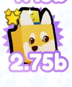 [1 STOCK]STACK DOGE NOOB PET SIMULATOR X, Video Gaming, Gaming ...