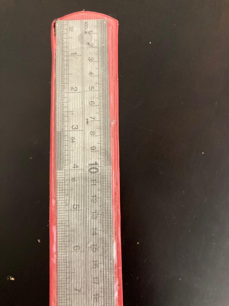 1m steer ruler in plastic sleeve, Hobbies & Toys, Stationery & Craft ...