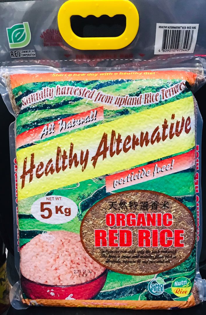 5 Kilos Healthy Alternative Red Rice Organic, Food & Drinks, Rice ...