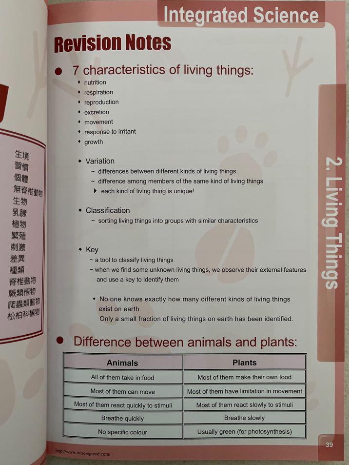 [中一綜合科學 溫習必備] Form1 Integrated Science Revision Notes & Practice ...